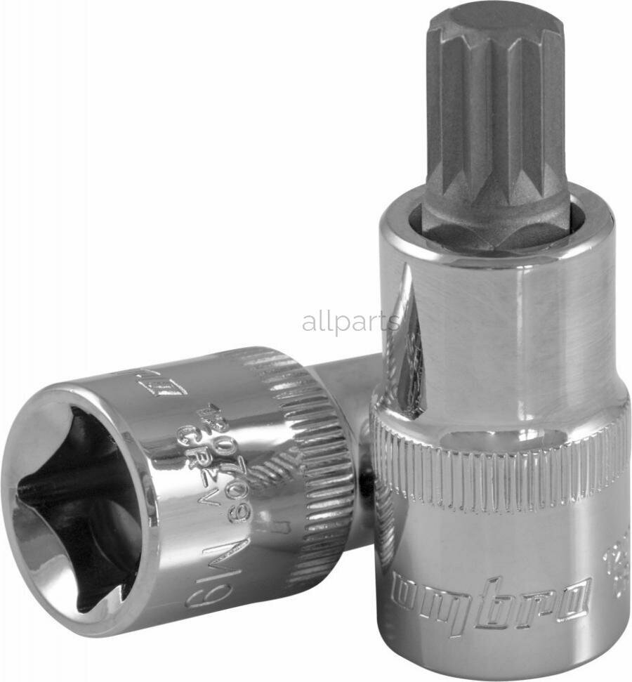 OMBRA 120712 Насадка торцевая 12DR с вставкой-битой SPLINE, M12 OMBRA 120712