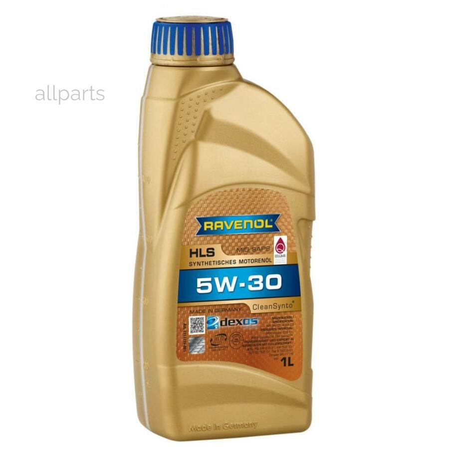 RAVENOL 4014835723016 Масло моторное HLS 5W-30 1л (синтетика)