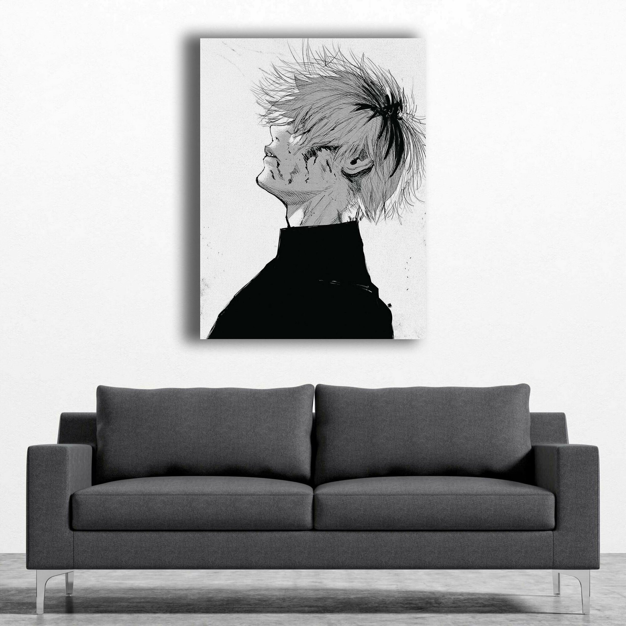 Интерьерная картина на холсте / dead inside / zxc 60*80