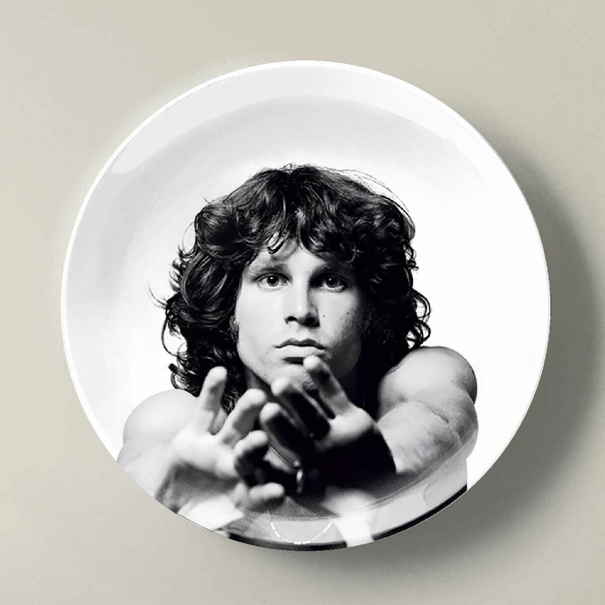 Декоративная тарелка с подвесом Диаметр: 200мм I am the lizard king