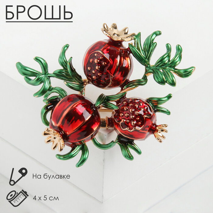 Брошь, эмаль