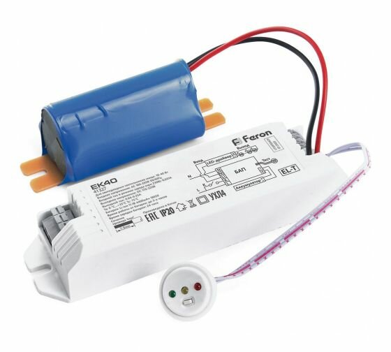 Блок аварийного питания для светильников до 40W FERON EK40 41327