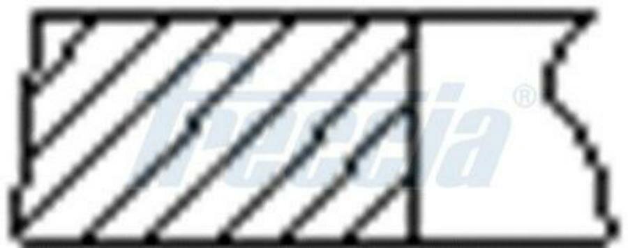 FRECCIA FR10505700 Комплект поршневых колец на 1 цилиндр VW STD d82.5