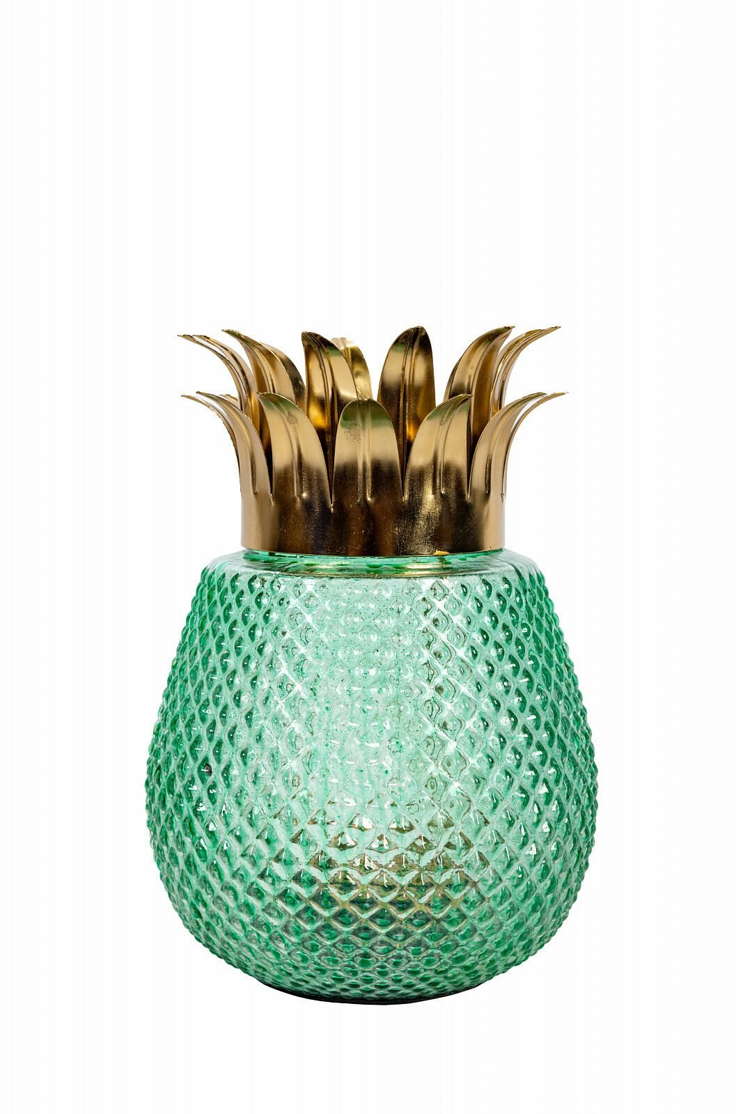 Статуэтка Pineapple Зелёная, Дизайнерская, Металл, В виде Ананаса