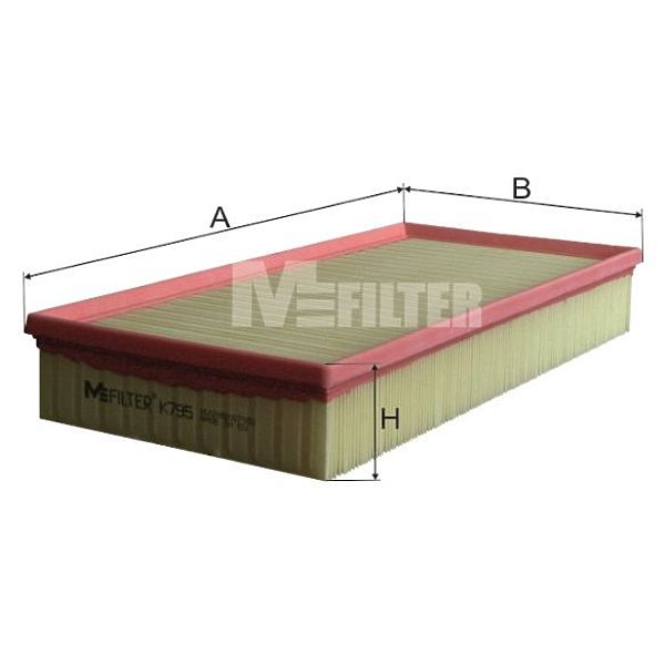 MFILTER K 795 (7L0129620 / 7P0129620 / 95511013100) фильтр воздушный\ VW touareg, Audi (Ауди) q7, Porsche (Порше) Cayenne (Кайен)