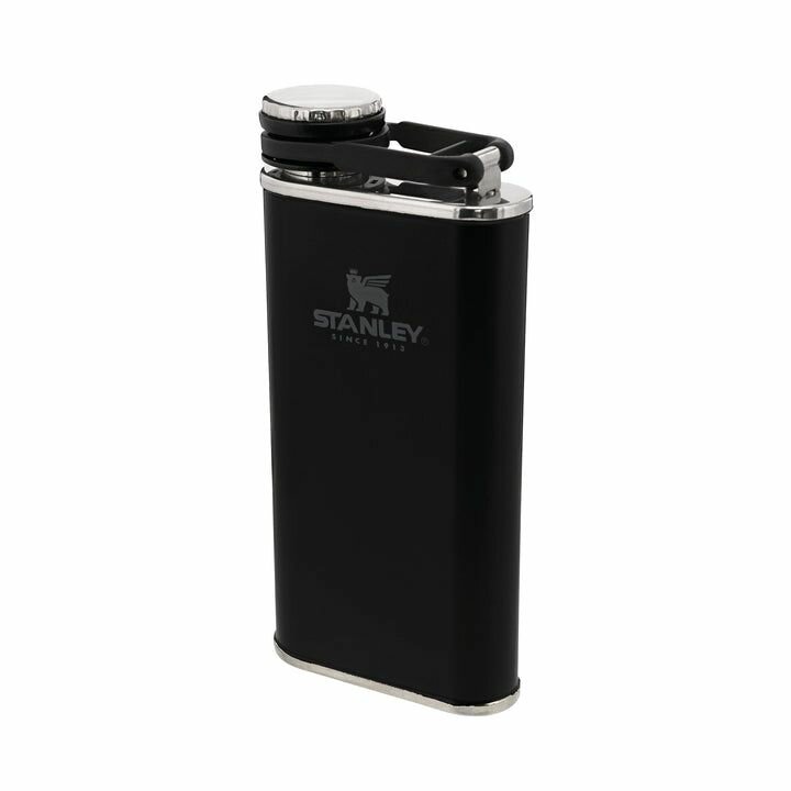 Фляга Stanley Classic Easy Fill Wide 0,23 л (Nightfall) (черный матовый / Matte Black Pebble)