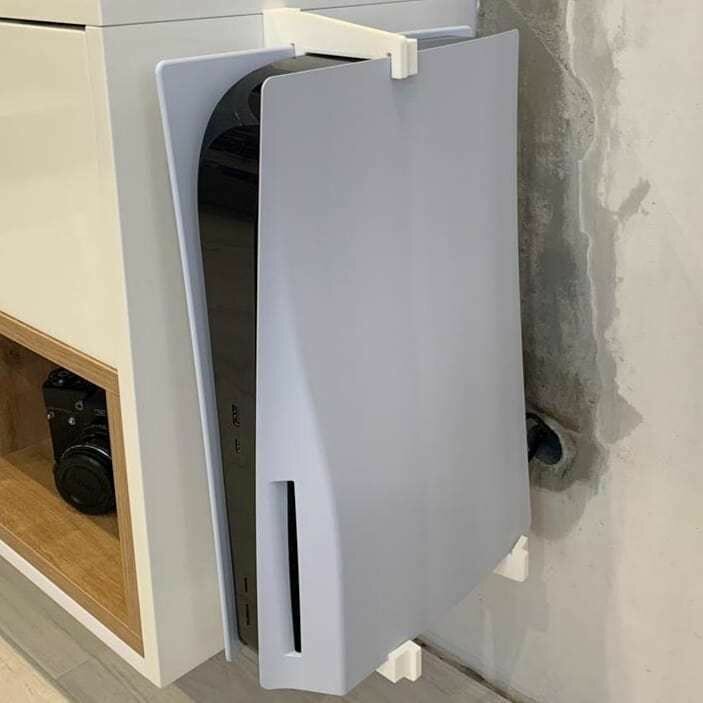 Кронштейны для PS5 на стену с дюбелями под правое расположение