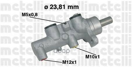 Главный тормозной цилиндр Opel Meriva 1.3, 1.4, 1.6, 1.7, 1.8 2003-10 Metelli арт. 050462