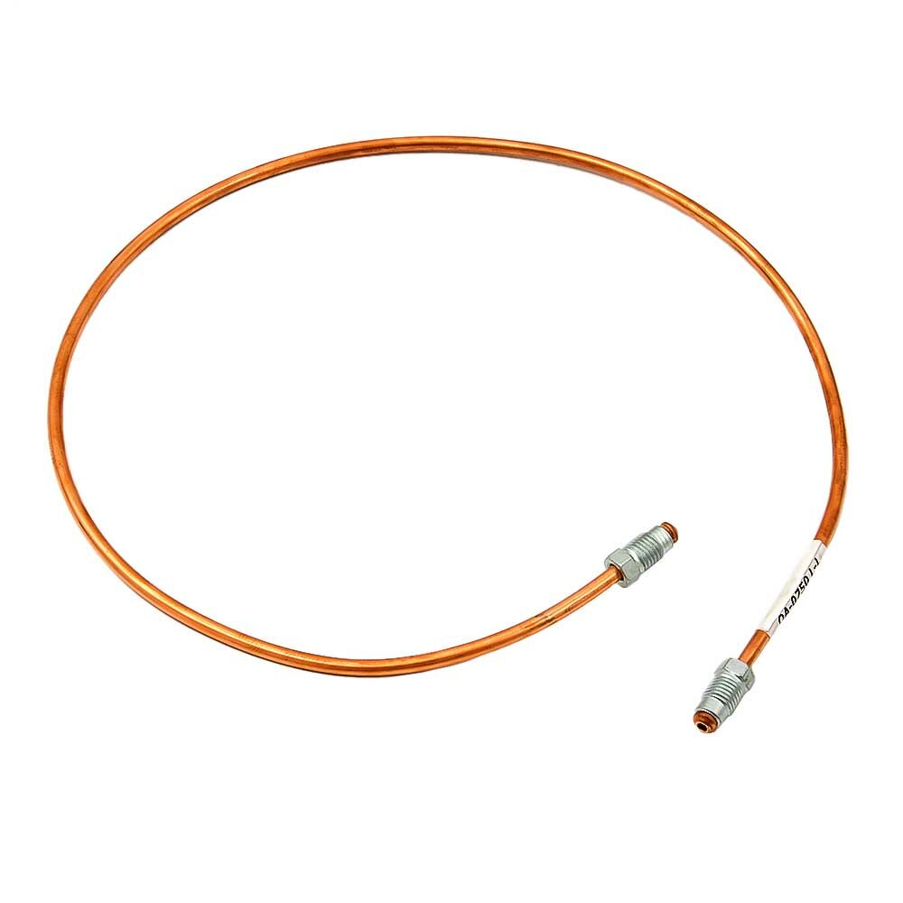 Трубка тормозная М10х1.25 D-4.75 мм 75 см медная ОА-0750 L-L