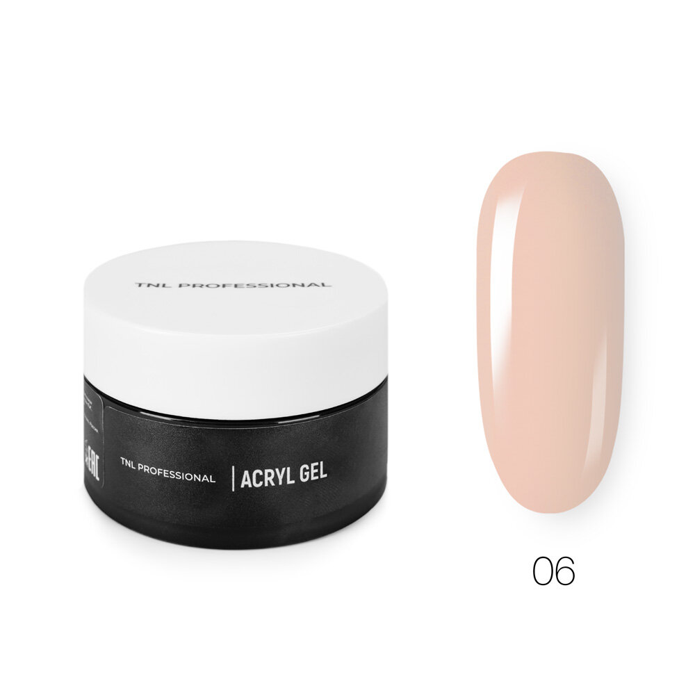Tnl acryl gel №06 натуральный бежевый 50мл