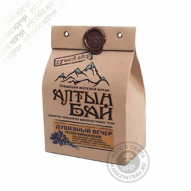 Чайный сбор Алтын Бай «Душевный вечер» 100 гр, успокаивающий