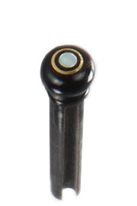 String pin Acura GP-H5 - Horn pin for acoustic guitar string mounting with mother-of-pearl and brass "Parisian eye", per piece