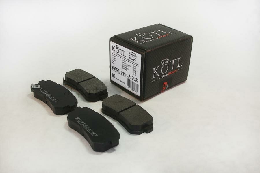 KOTL 3474KT Колодки тормозные дисковые задние к-т KIA CEED/RIO/SPORTAGE/HYUNDAI ACCENT/i20/i
