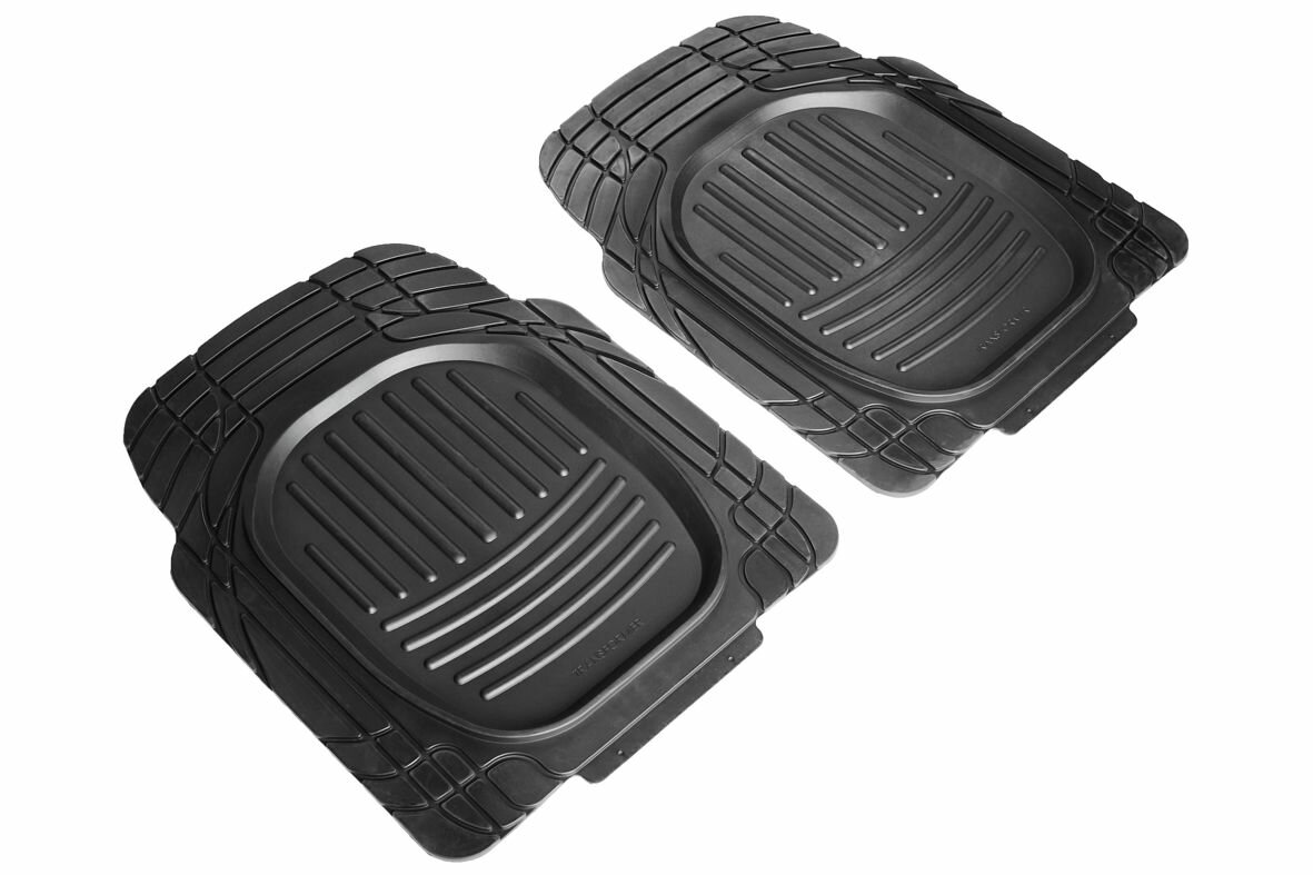 Комплект автомобильных универсальных ковриков Seintex 98396 Transformer (передний ряд) - резиновые