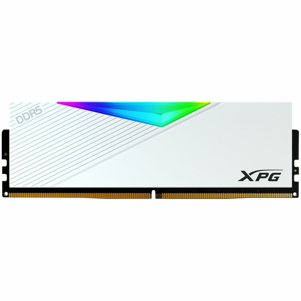 Модуль памяти DIMM 16Gb DDR5 PC48000 6000MHz ADATA Lancer RGB White (AX5U6000C3016G-DCLARWH)