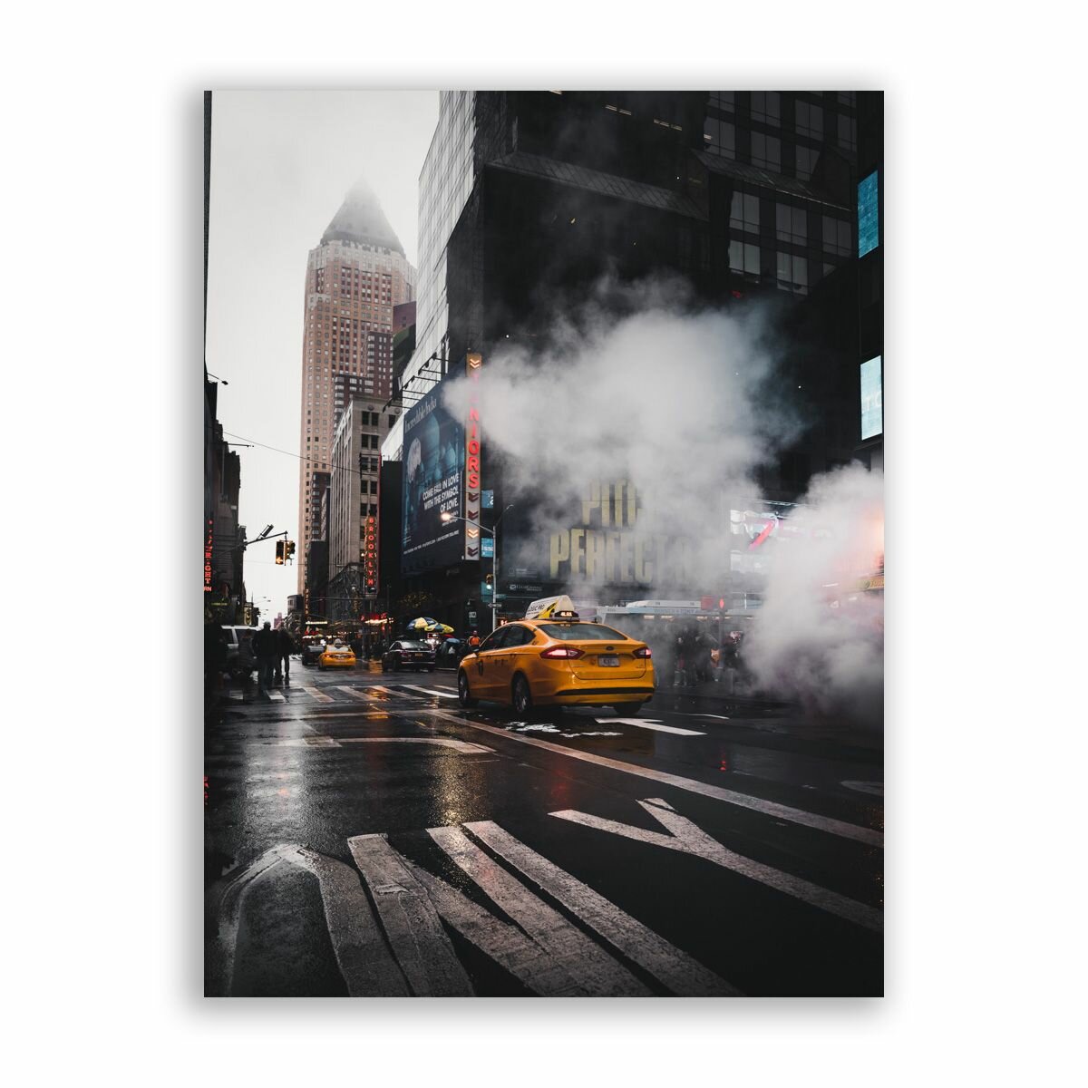 Постер, плакат на бумаге / Taxi / Такси / Размер 40 x 53 см