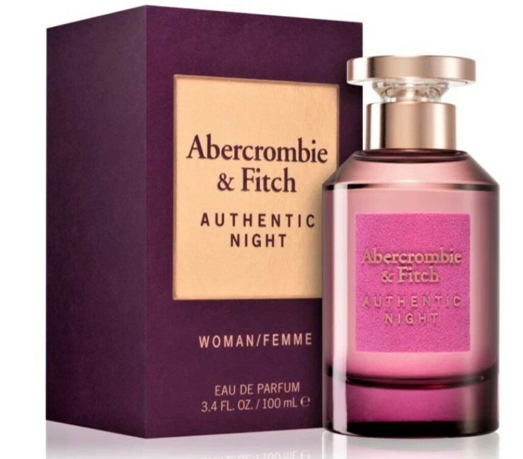 Abercrombie & Fitch Authentic Night Femme парфюмерная вода для женщин 100 мл.