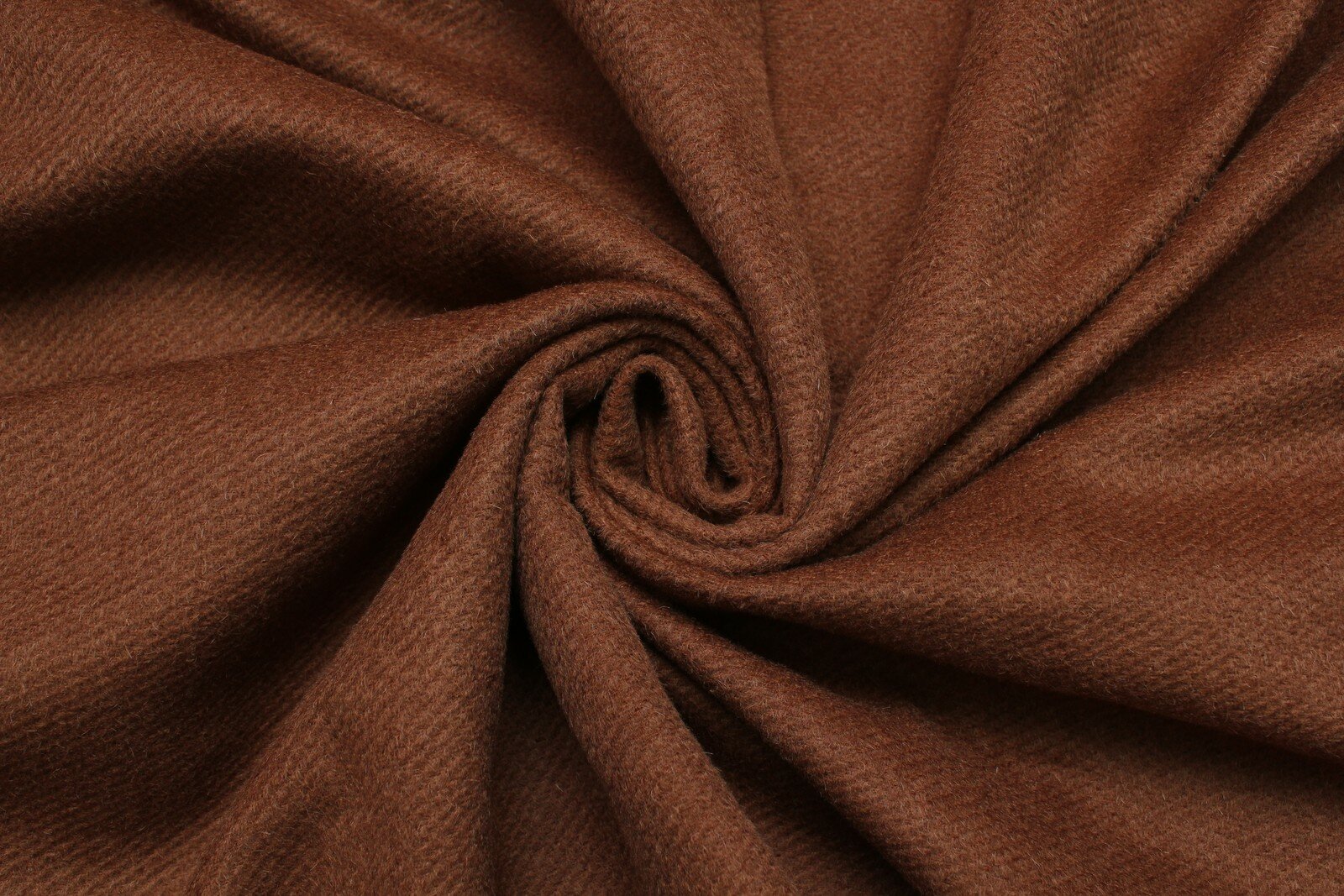 Ткань Agnona пальтово-костюмная золотисто-коричневая, ш150см, 0,5 м