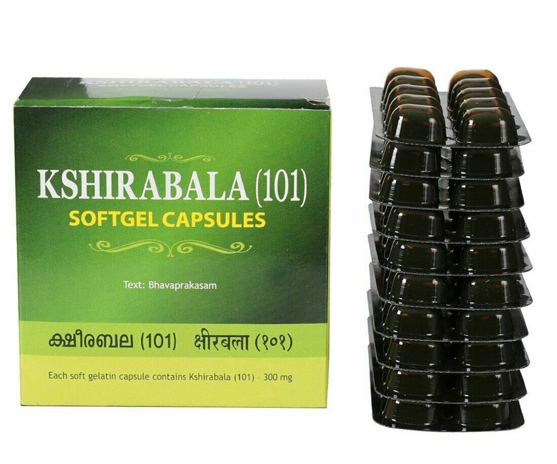Кширабала 101 для суставов, при артрите, подагре Kshirabala 101 Kottakkal 100 шт.