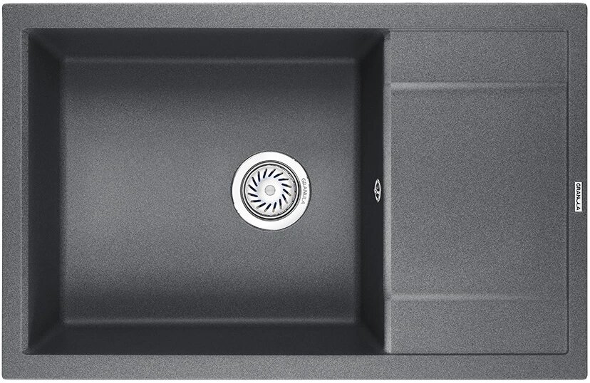 Кухонная мойка Granula 7805, графит