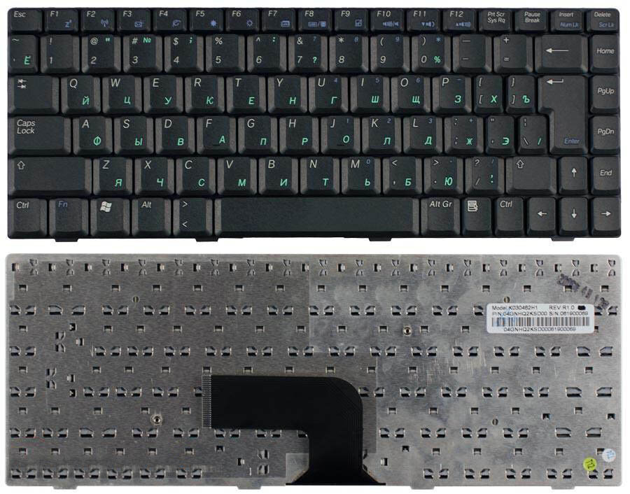 Клавиатура для Asus Z35F, русская, черная, версия 1
