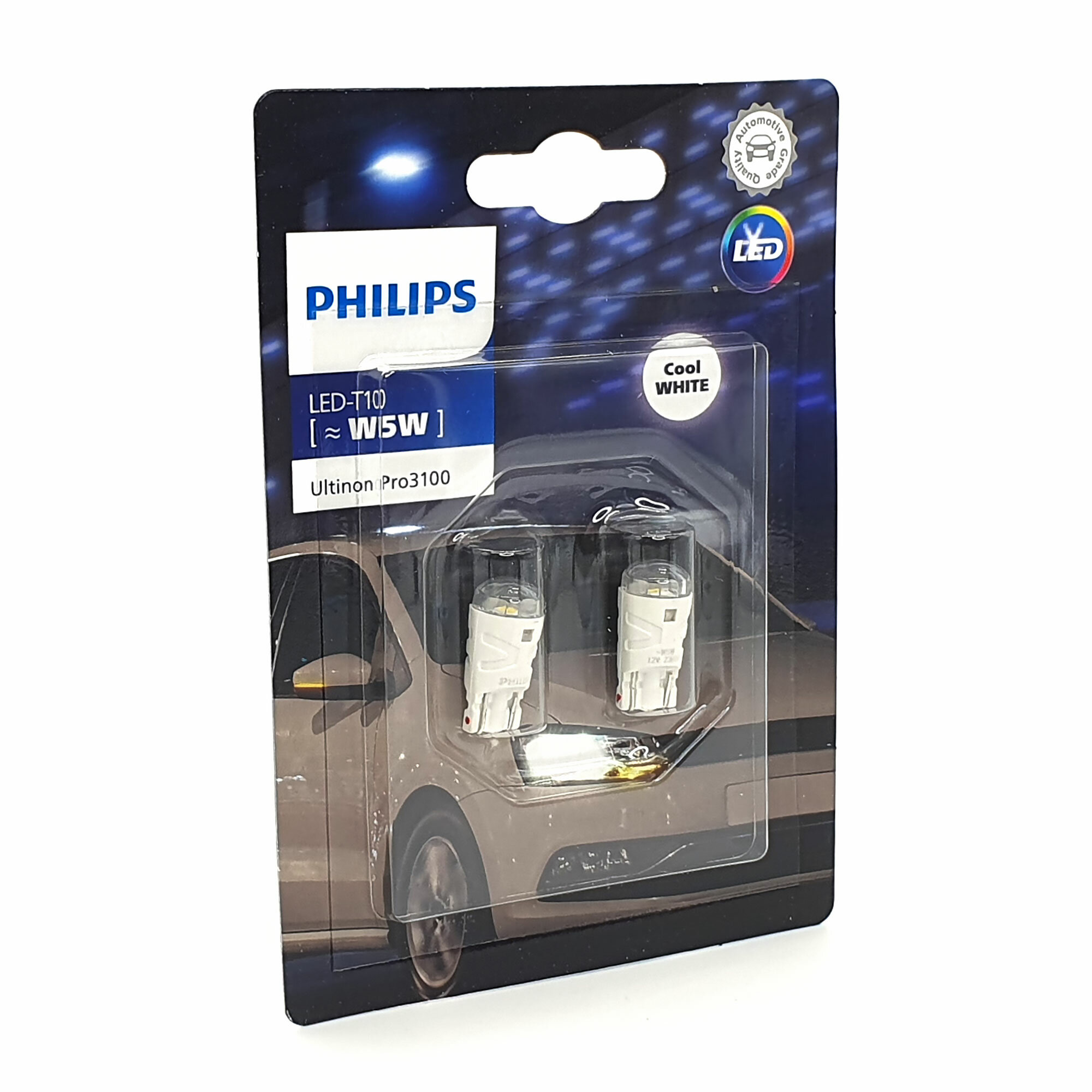 Светодиодная лампа Ultinon Pro3100 W5W LED White 6500K 2 шт. 11961CU31B2