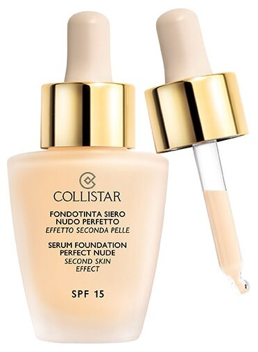 Collistar - Serum Foundation Perfect Nude SPF15 N1 Ivory Тональный крем 30 мл