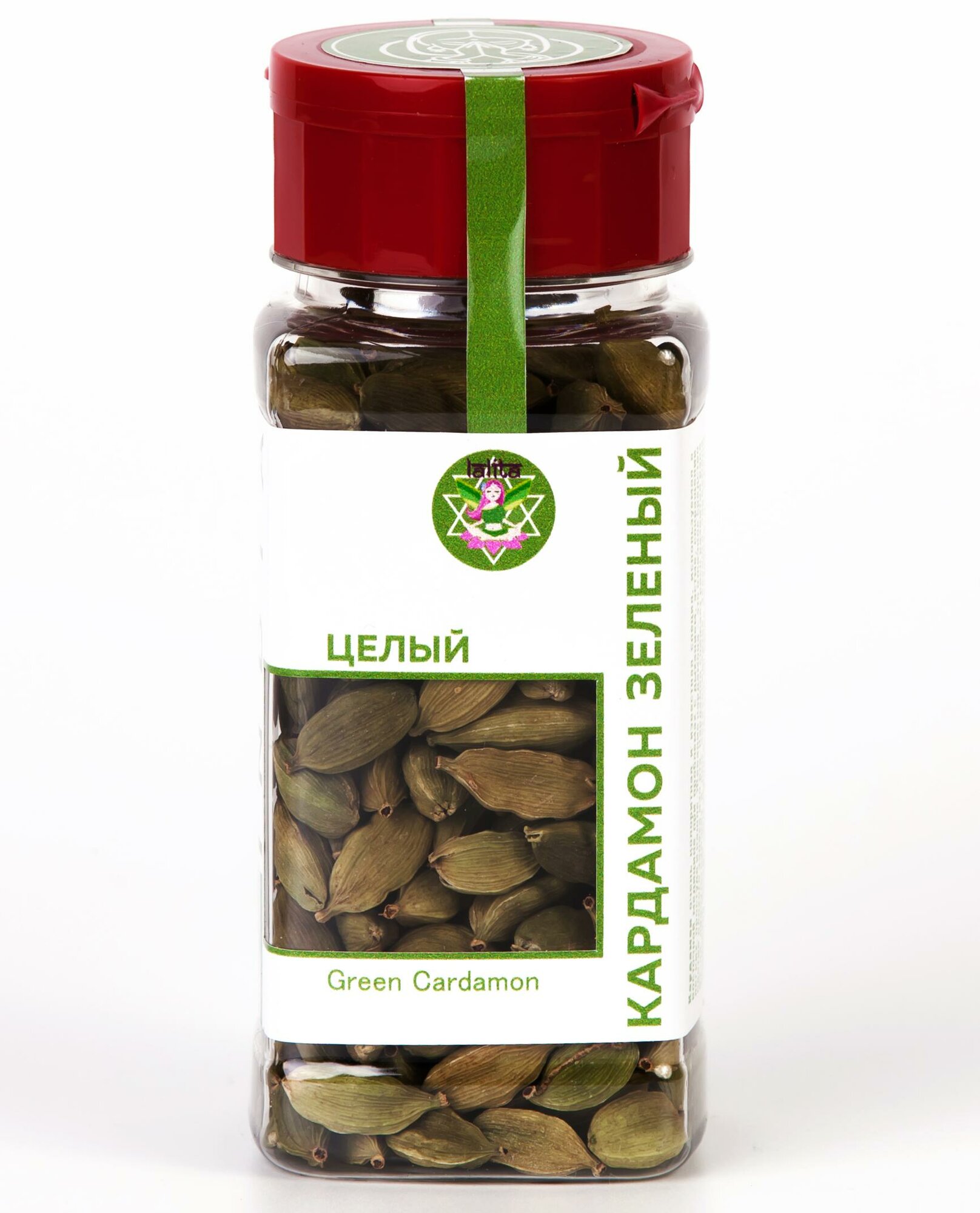 Кардамон зеленый целый, 50 г, пл/уп-ка флип/крышка LALITA®