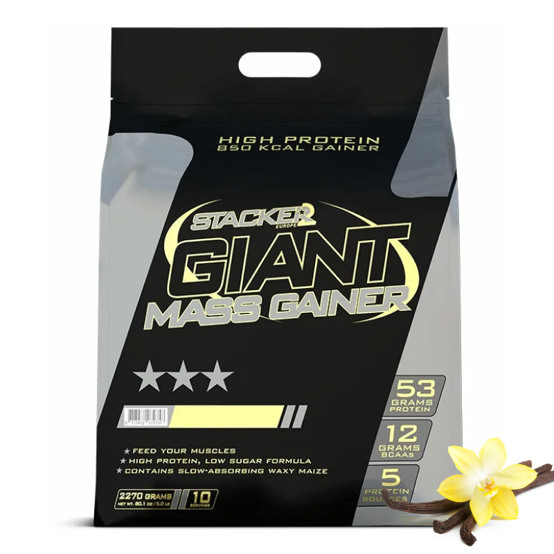 Гейнер для набора массы Stacker2 Gaint Mass Gainer, ваниль, 2270 гр.