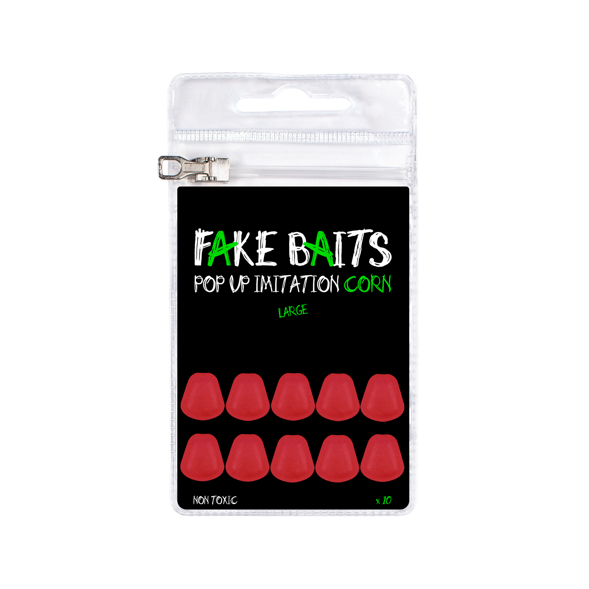 Искусственная кукуруза плавающая Fake Baits Large красная флюро