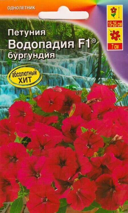 Семена растения петуния водопадия f1 бургундия