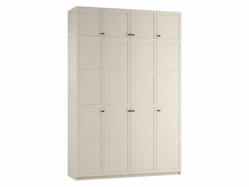 Шкаф распашной для одежды " Берг 8" 160х240х50 Кашемир / Сантьяго