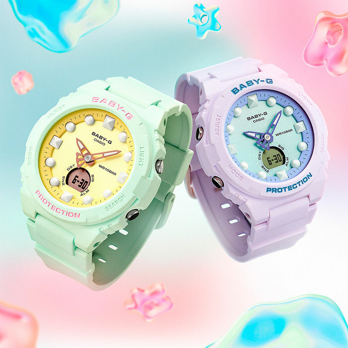 Наручные часы CASIO Baby-G, бирюзовый — фото 1
