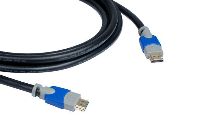 Кабель HDMI [97-01114003] Kramer Electronics [C-HM/HM/PRO-3] HDMI-HDMI (Вилка - Вилка) c Ethernet (v 1.4), 0.9 м