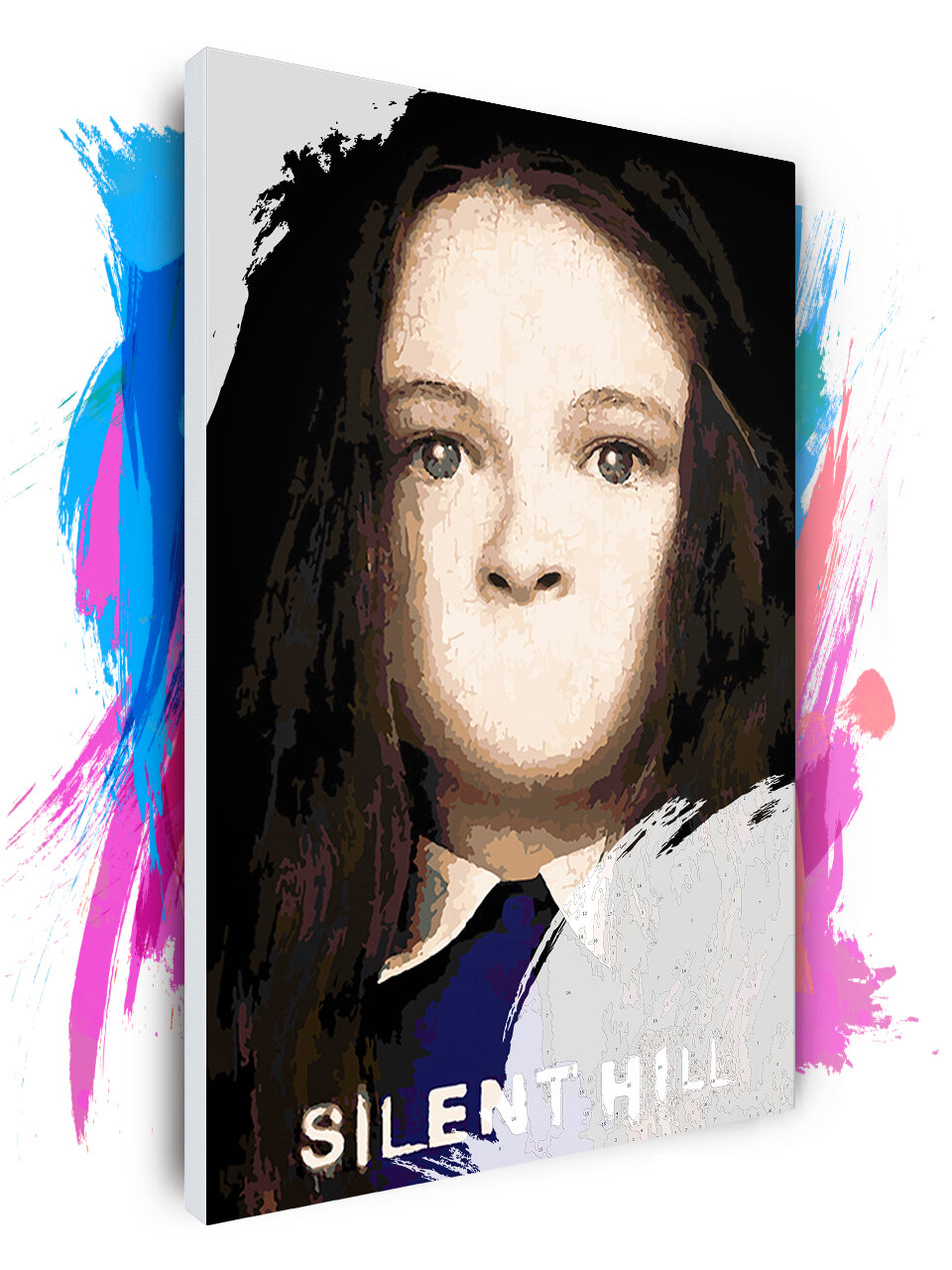 Картина по номерам на холсте Silent Hill, 60 х 90 см