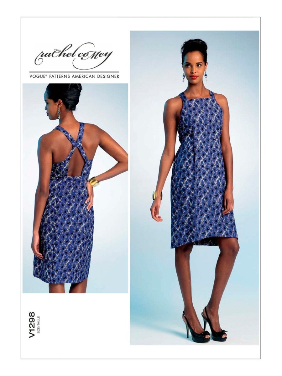 Выкройка VOGUE №1298 Платье-сарафан