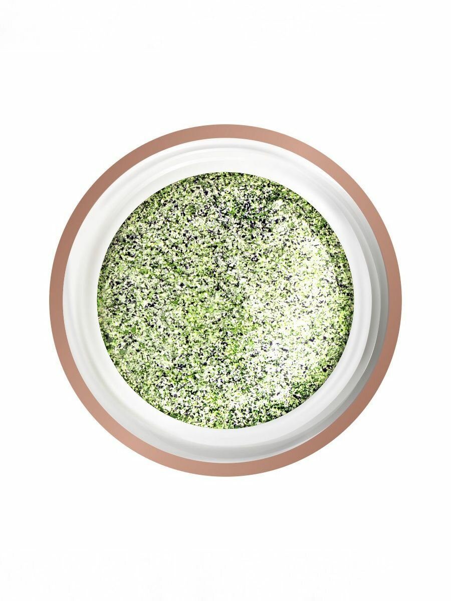 Nail Club Гель-краска с металлическими хлопьями CDS-12 Onyx, 1 шт.