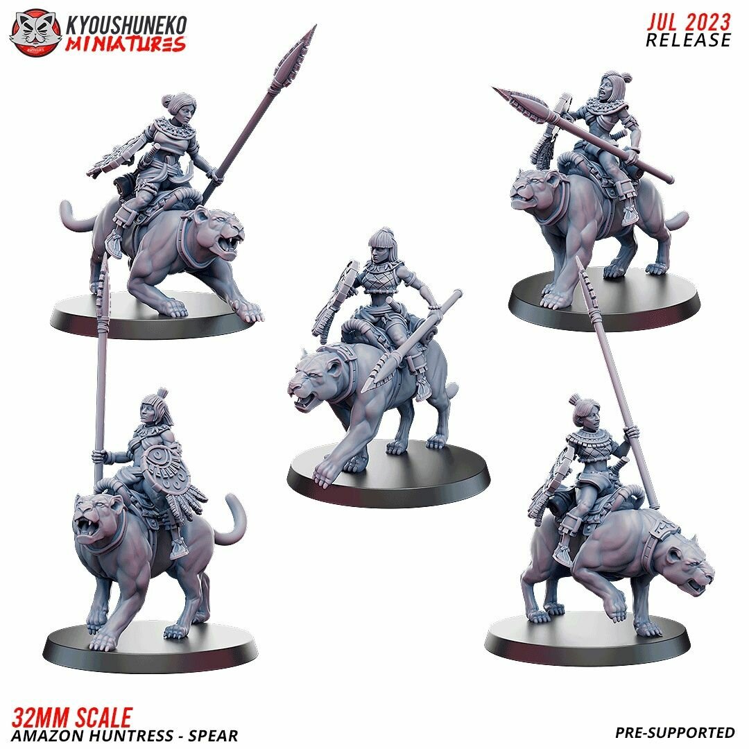 Миниатюра Warhammer Amazon Huntress Spear