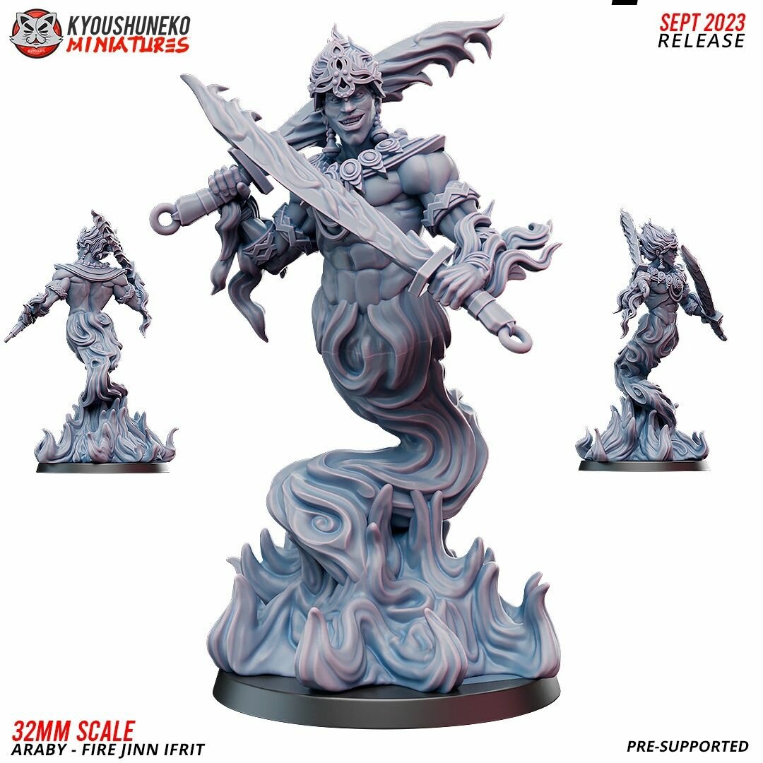 Миниатюра Warhammer Araby Fire Jinn Ifrit