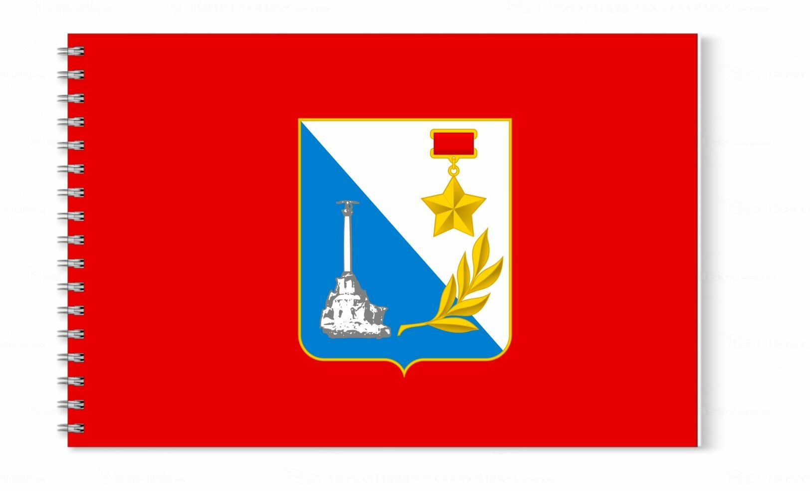 Альбом для рисования MIGOM А4 0084 - Флаг Севастополя