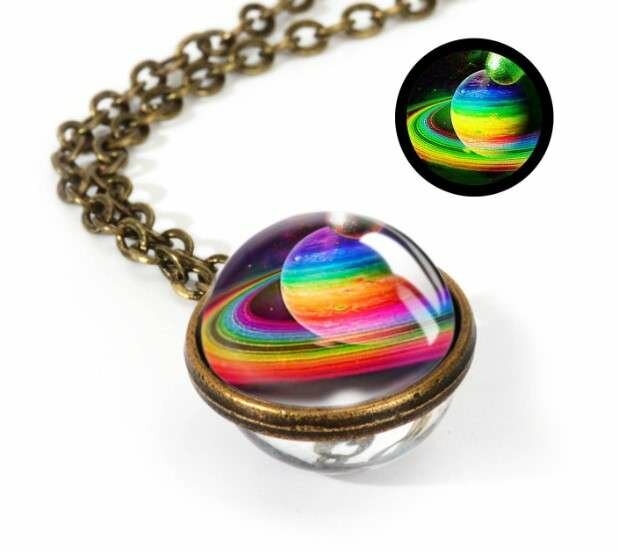 Кулон "Вселенная" на цепочке для телефона