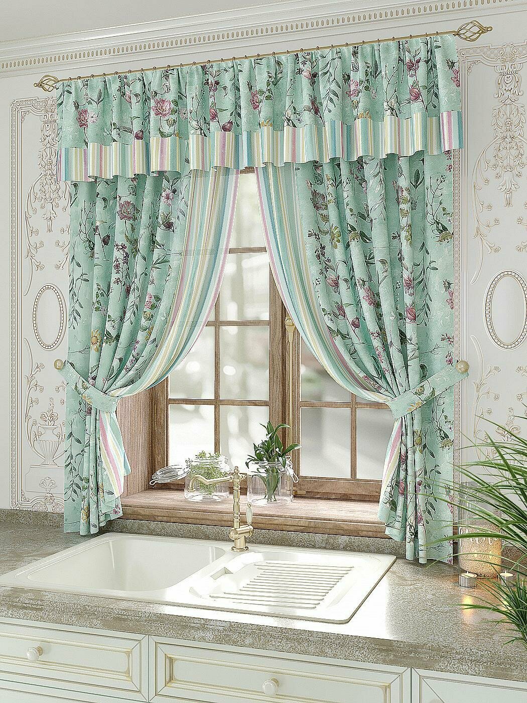 Комплекты штор AT HOME / шторы в комнату 150х180 см / Рилейни