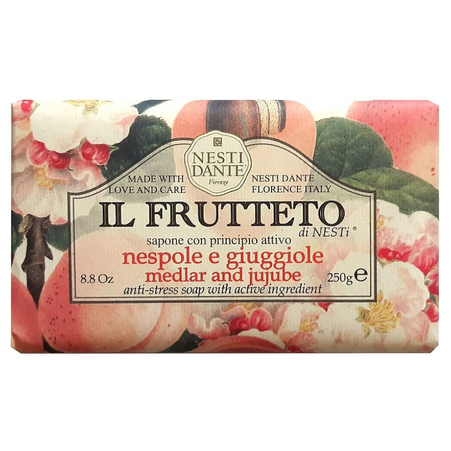 Мыло Nesti Dante IL FRUTTETO Мушмула и китайский финик / Medlar and jujube 250 г