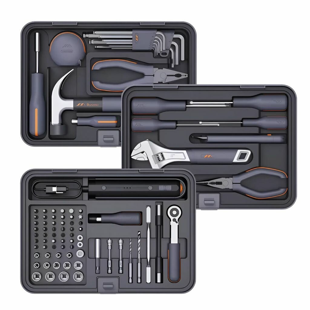 Набор инструментов JIMIHOME JM X3-ABI, Ящик для хозяйственных инструментов ремонт бытовой техники