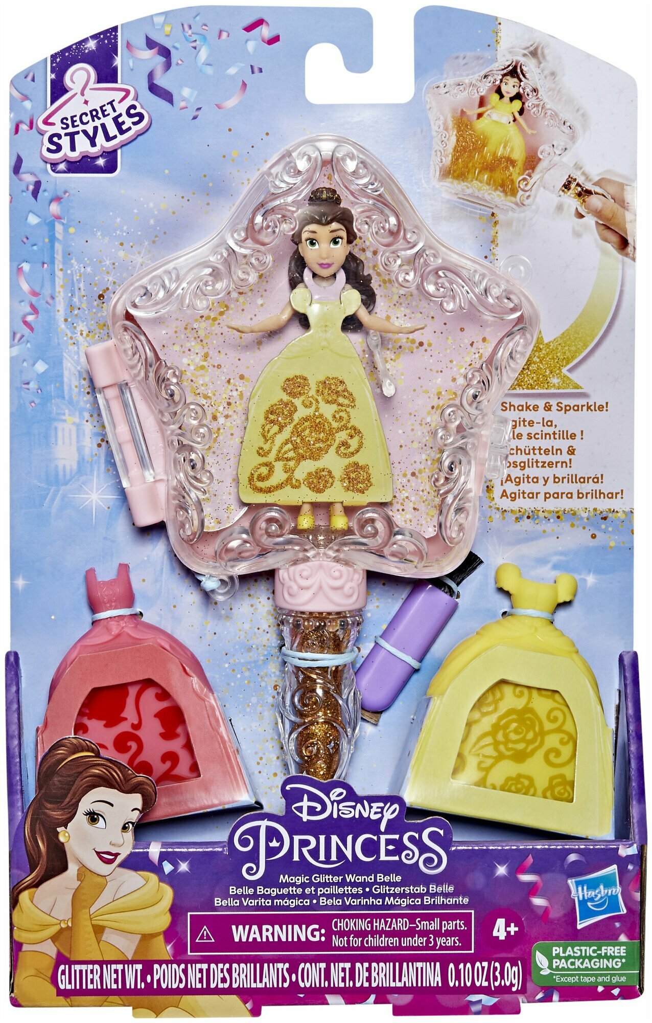 Набор игровой Disney Princess Волшебная палочка Белль F3275/F3233