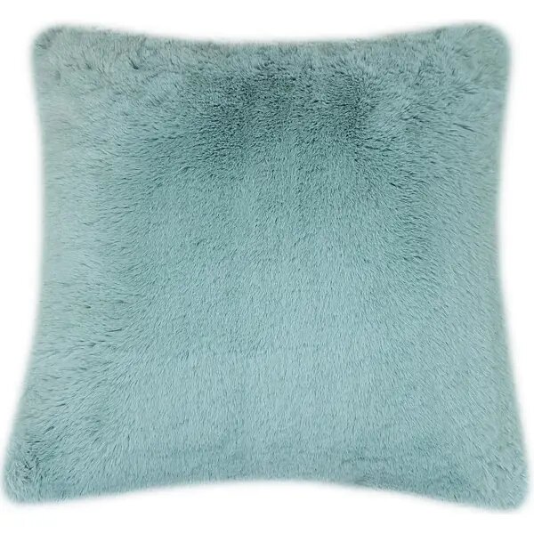 Подушка Swanny 45x45 см цвет бирюзовый Aqua 6