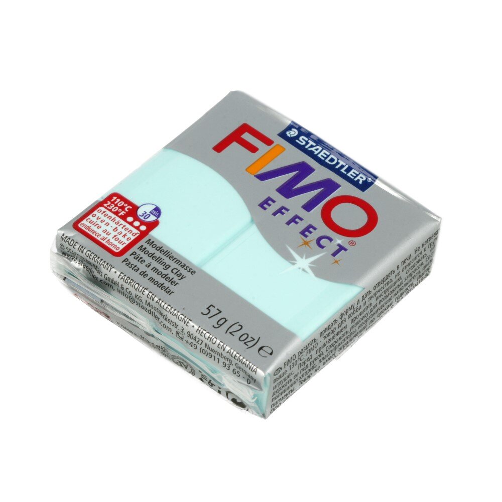 Полимерная глина FIMO Effect, 57 г, мятная