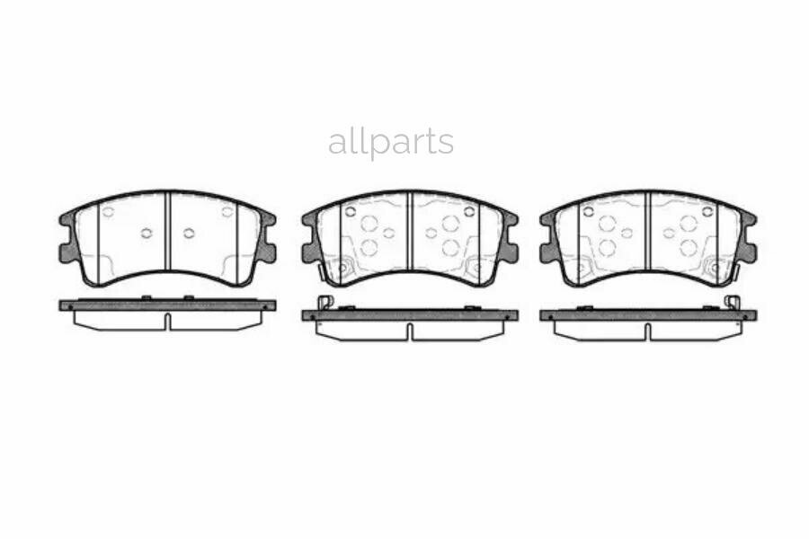 ROAD HOUSE 297002 Колодки торм. дисковые