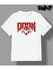 Футболка Zerosell игра doom, размер 4XS, белый
