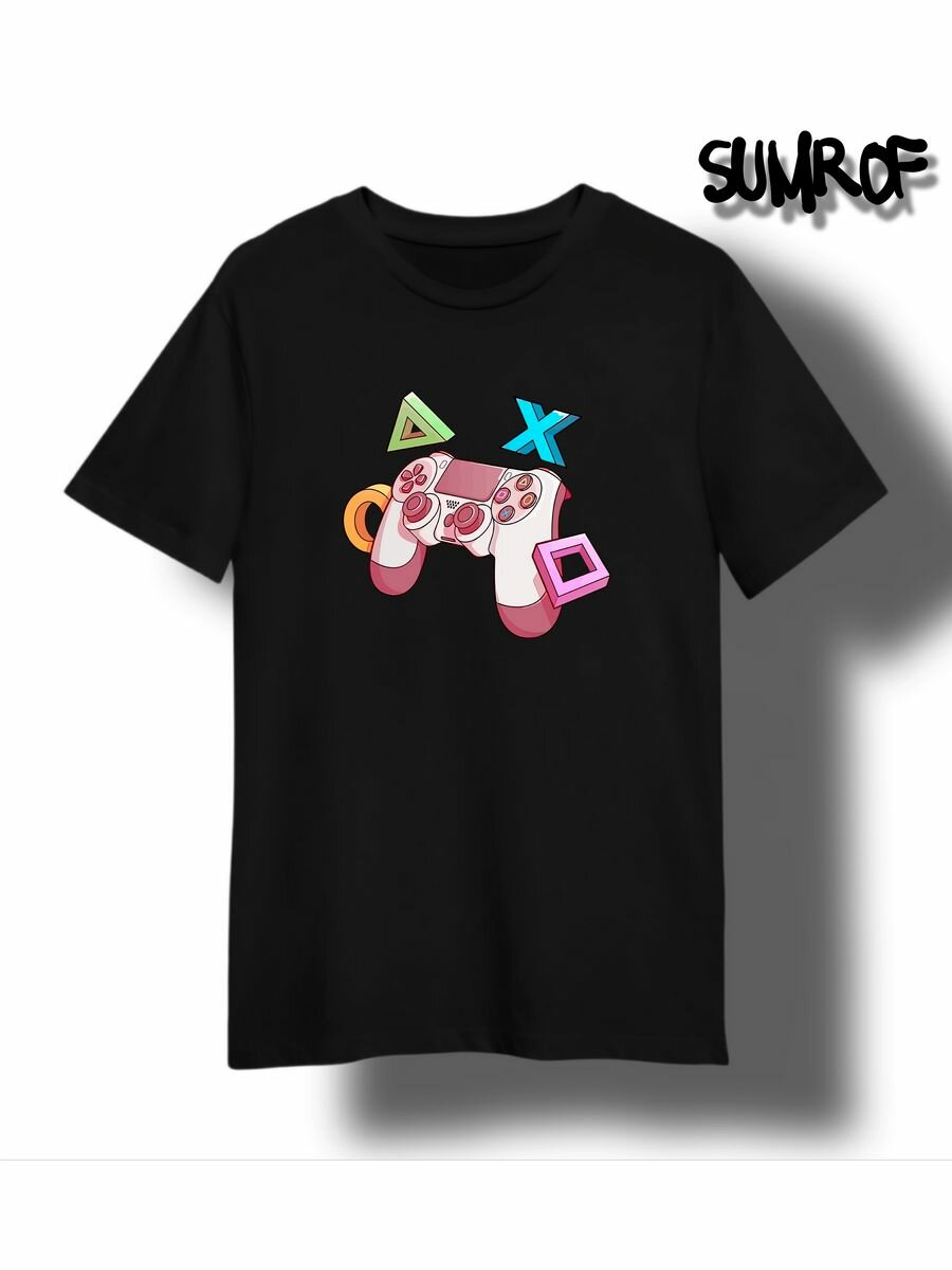 Футболка джойстик знак playstation